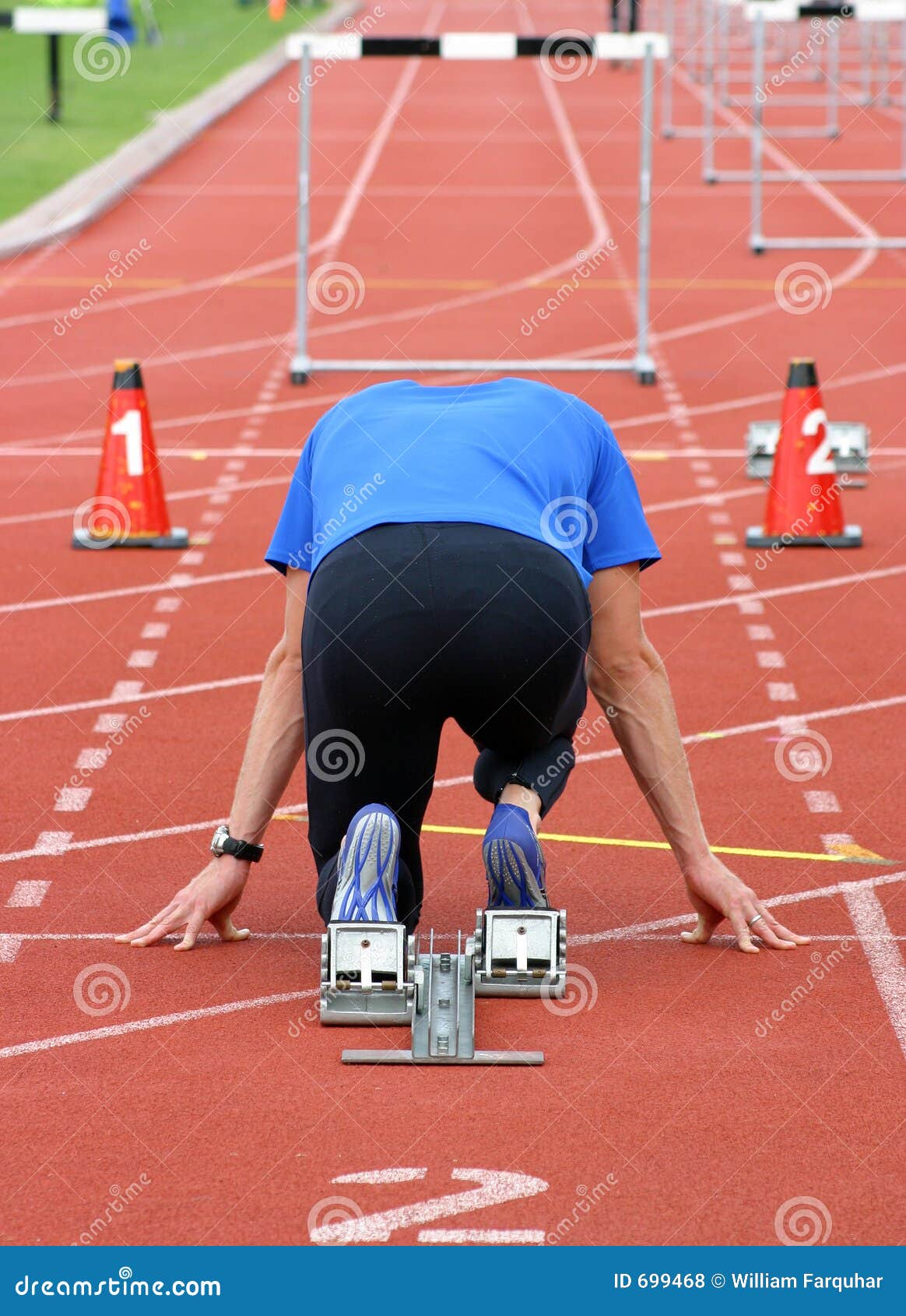 On your marks stock photo. Image of race, training, sprinter - 699468
