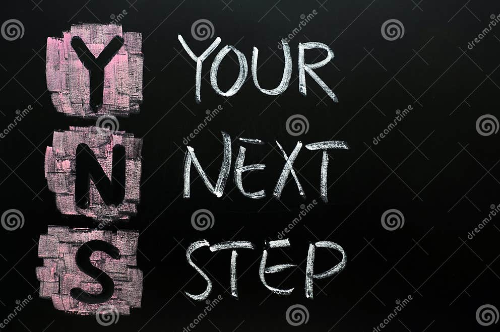 Your next step stock image. Image of blackboard, grunge - 22799233