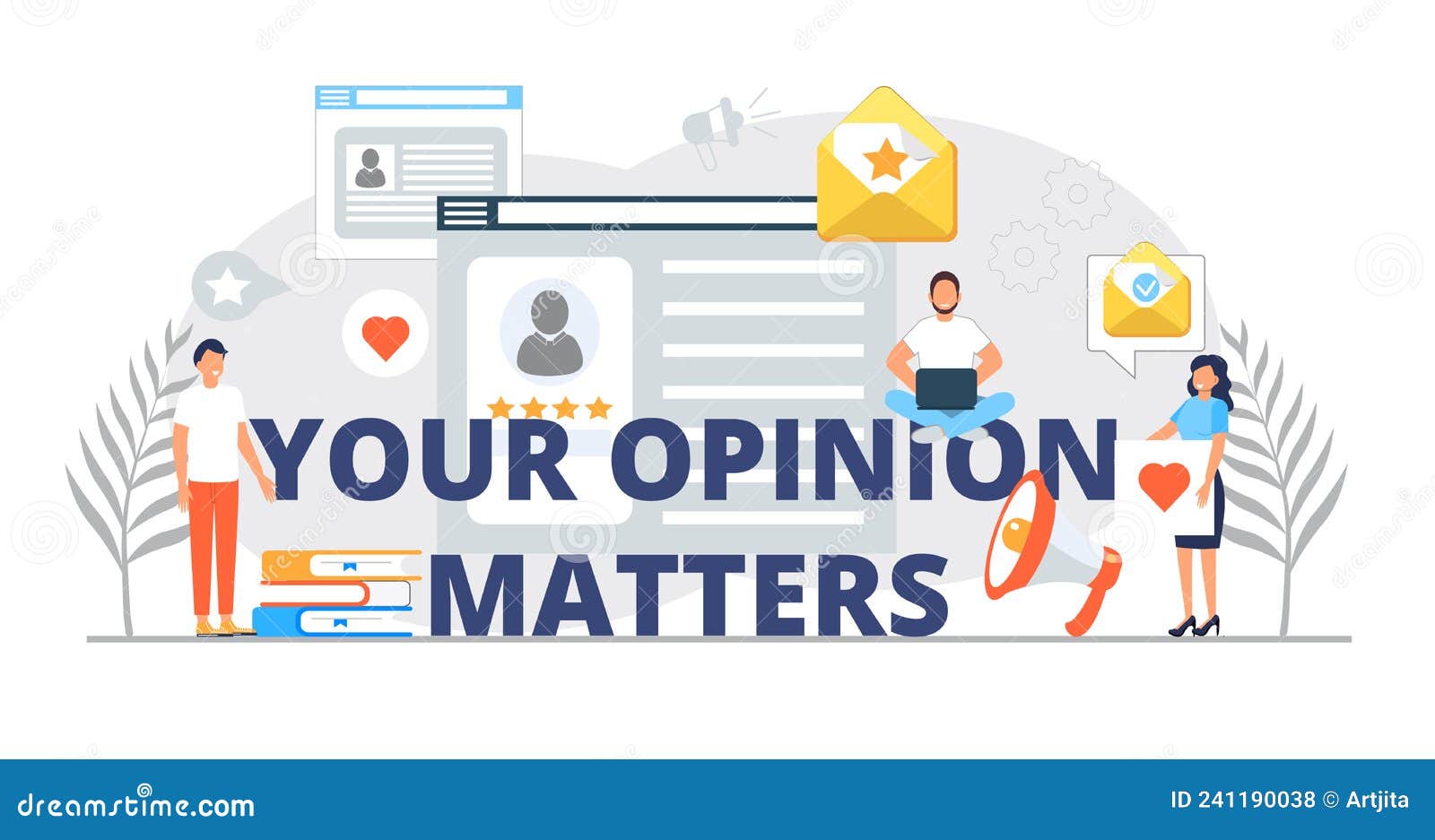 Your Opinion Matters Concept Vector. Rewiew, Ranking of Customer, Buyer ... Your Opinion Matters Concept Vector. Rewiew, Ranking of Customer, Buyer ...