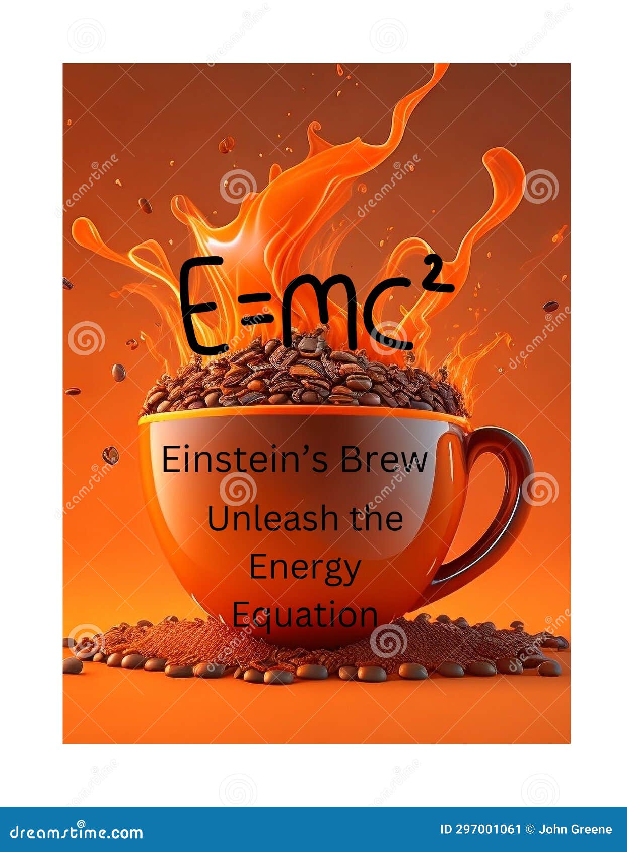 A Cup of Explosive Coffee with Beans and Reference To Einstein S ...