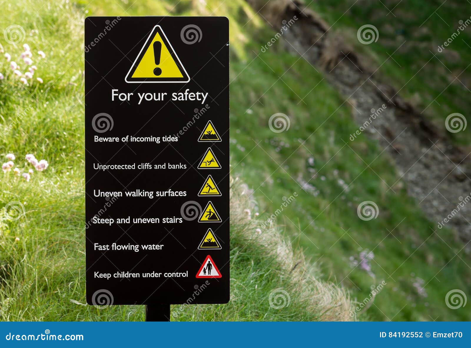 For your safety. stock photo. Image of walk, flowing - 84192552