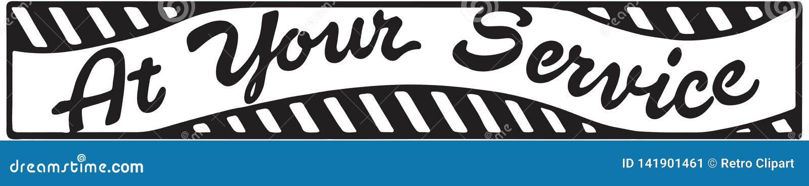 At Your Service 4 stock illustration. Illustration of vector - 141901461