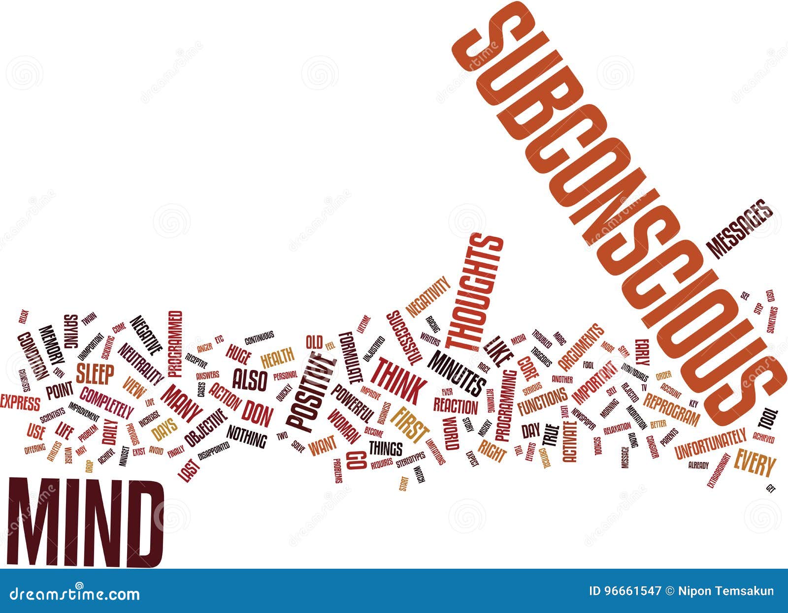 Your Subconscious Mind the Key To Your Successful Life Text Background ... Your Subconscious Mind the Key To Your Successful Life Text Background ...