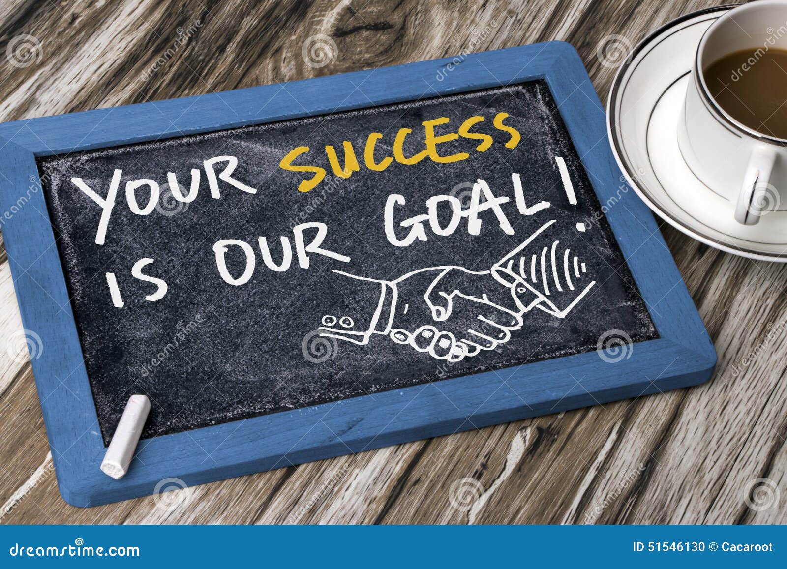 Your success is our goal stock photo. Image of support - 51546130
