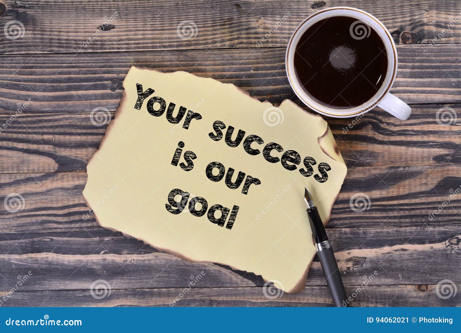 Your success is our goal stock image. Image of income - 94062021