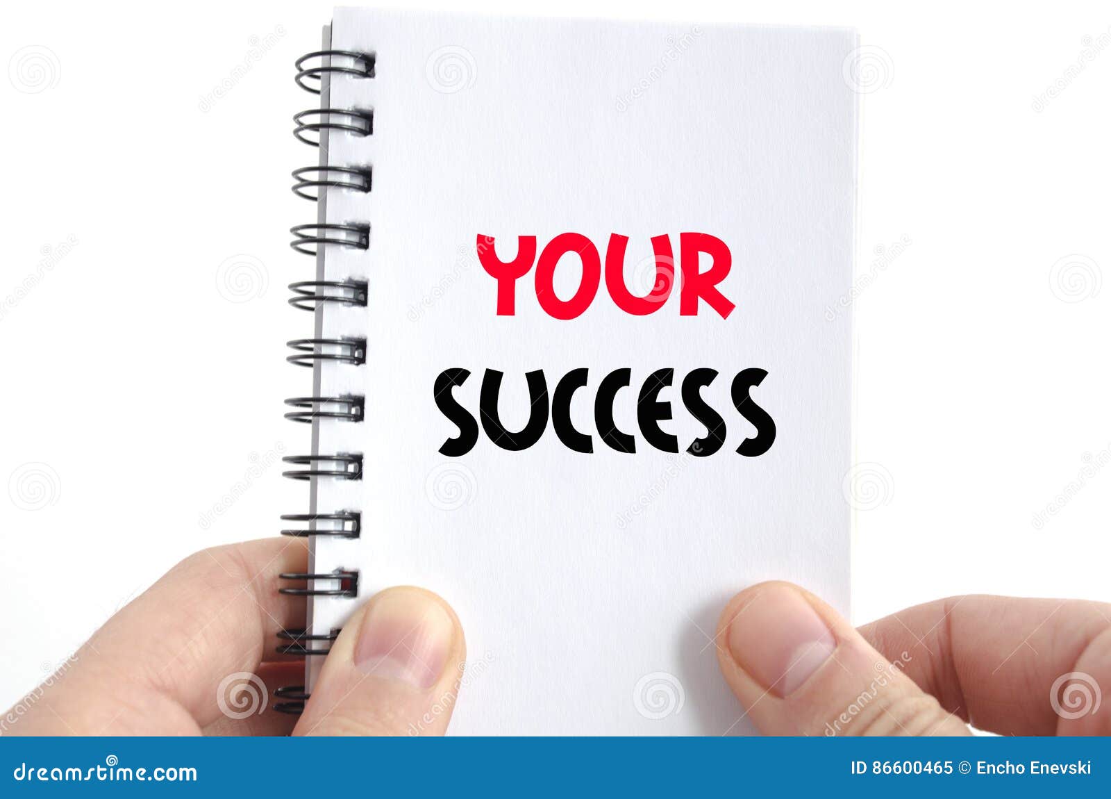 Your success text concept stock image. Image of focus - 86600465