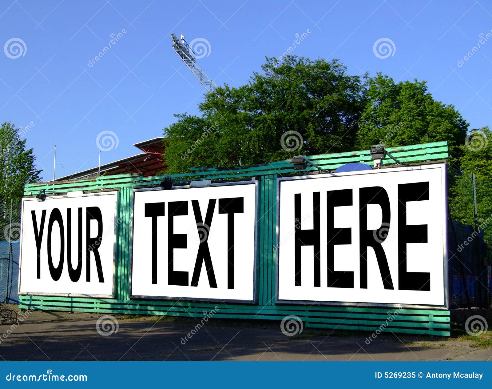 Your text here stock image. Image of sign, signs, advertising - 5269235