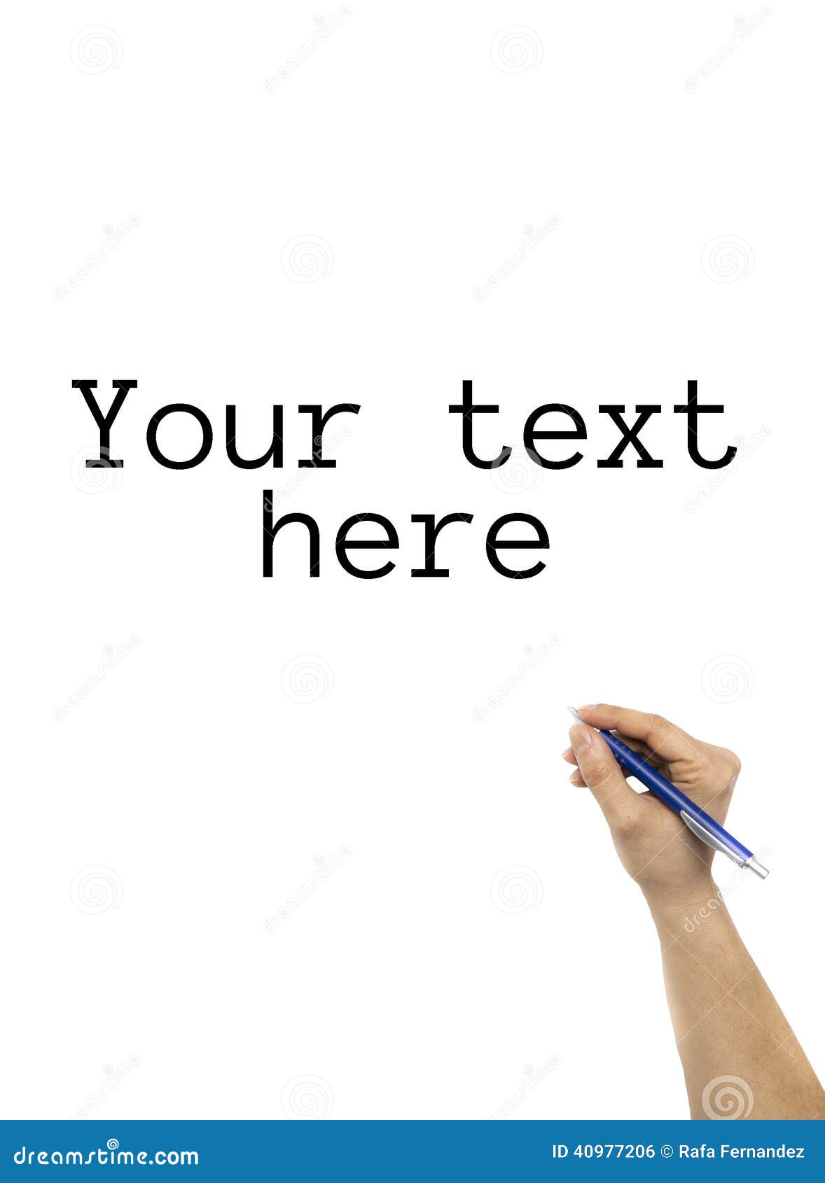 Your text here stock photo. Image of business, advertising - 40977206