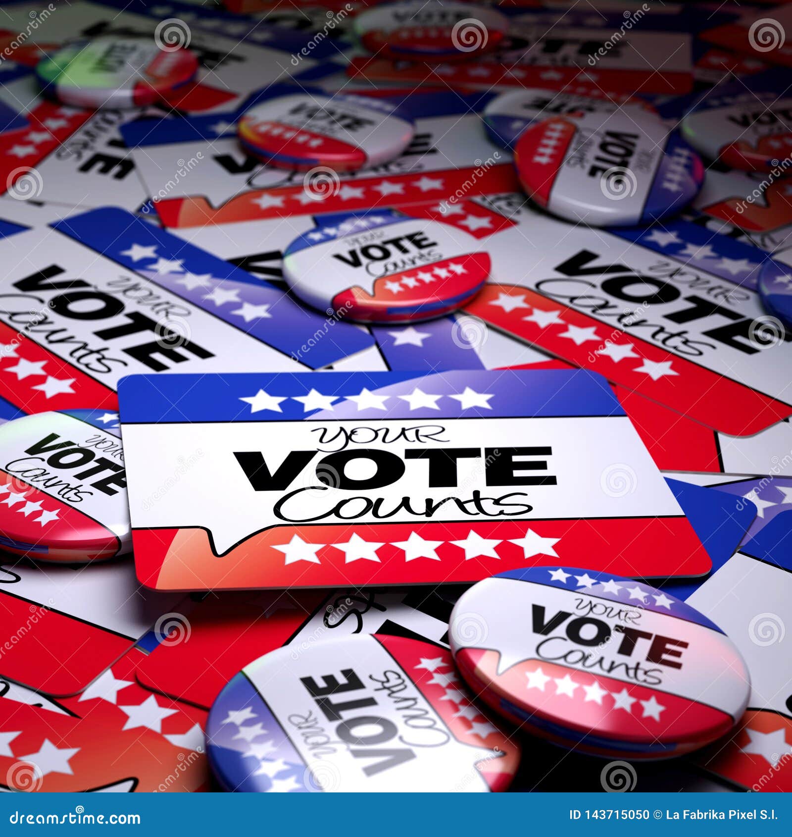 Your vote counts stock illustration. Illustration of election - 143715050