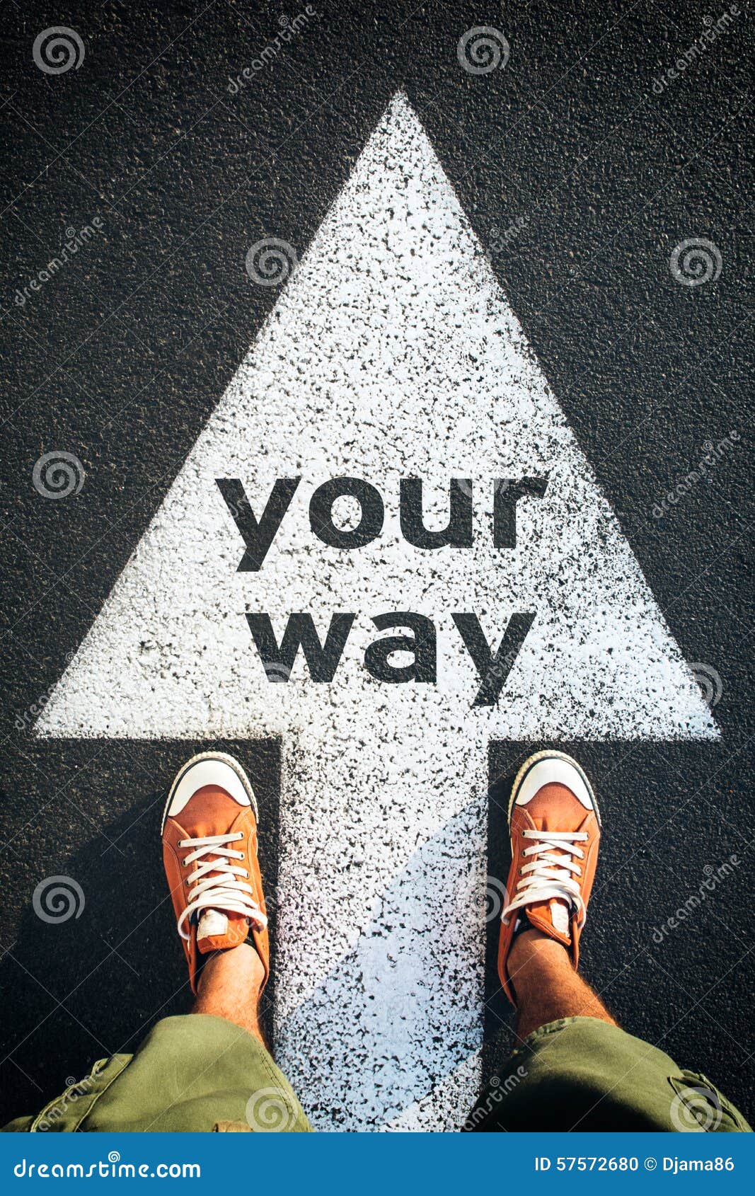 Your way stock photo. Image of street, design, guidance - 57572680