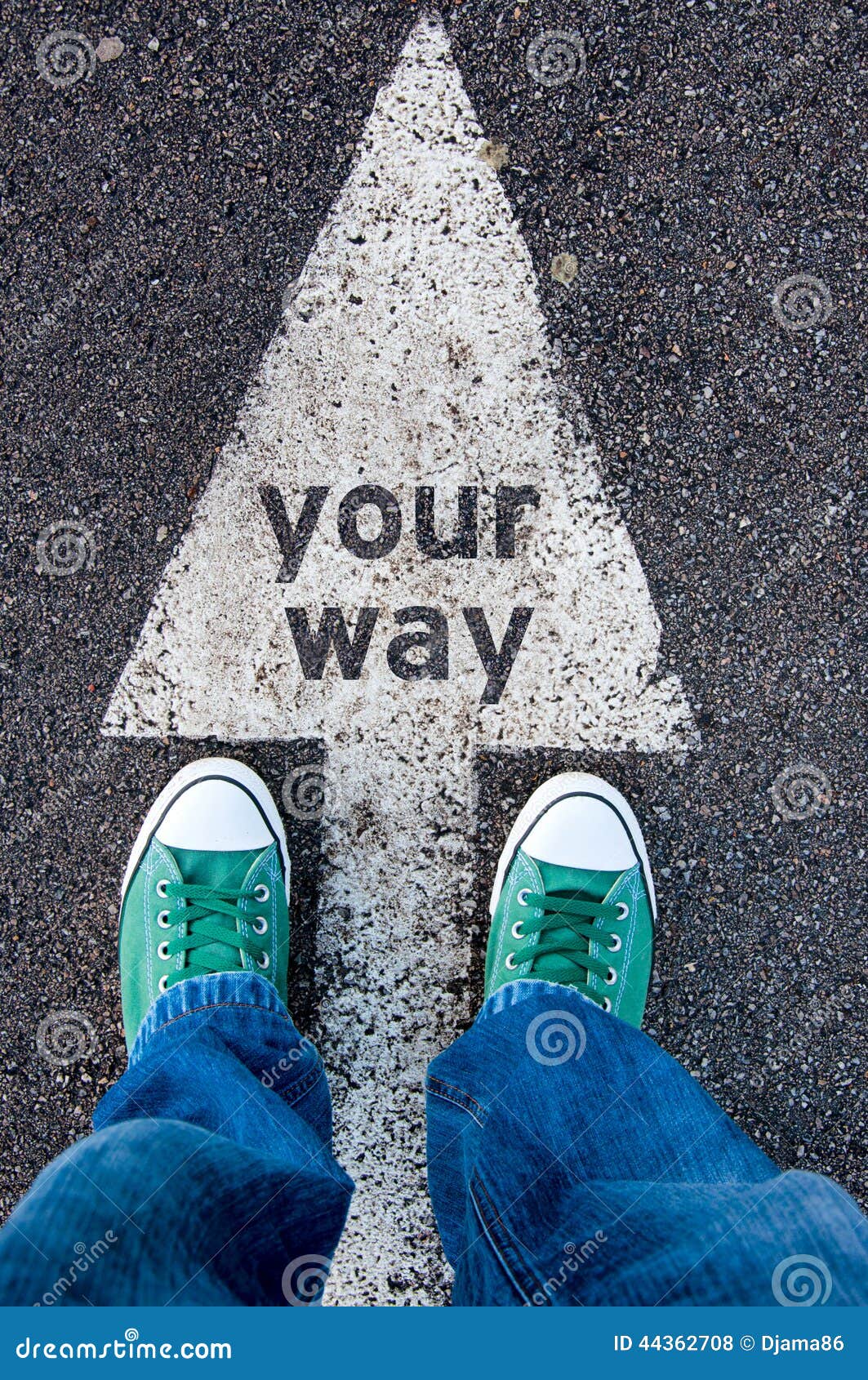 Your way sign stock photo. Image of life, lifestyle, human - 44362708