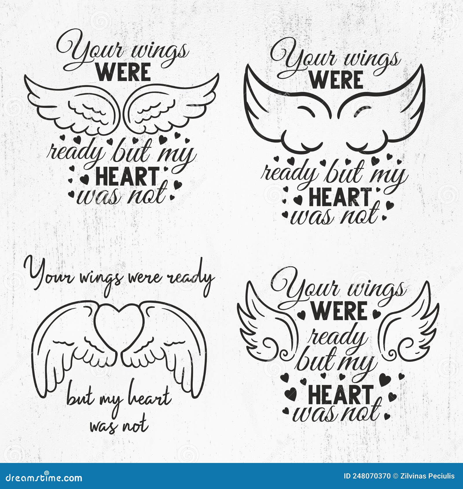 In Loving Memory - Custom Calligraphy Text Cartoon Vector ... In Loving Memory - Custom Calligraphy Text Cartoon Vector ...