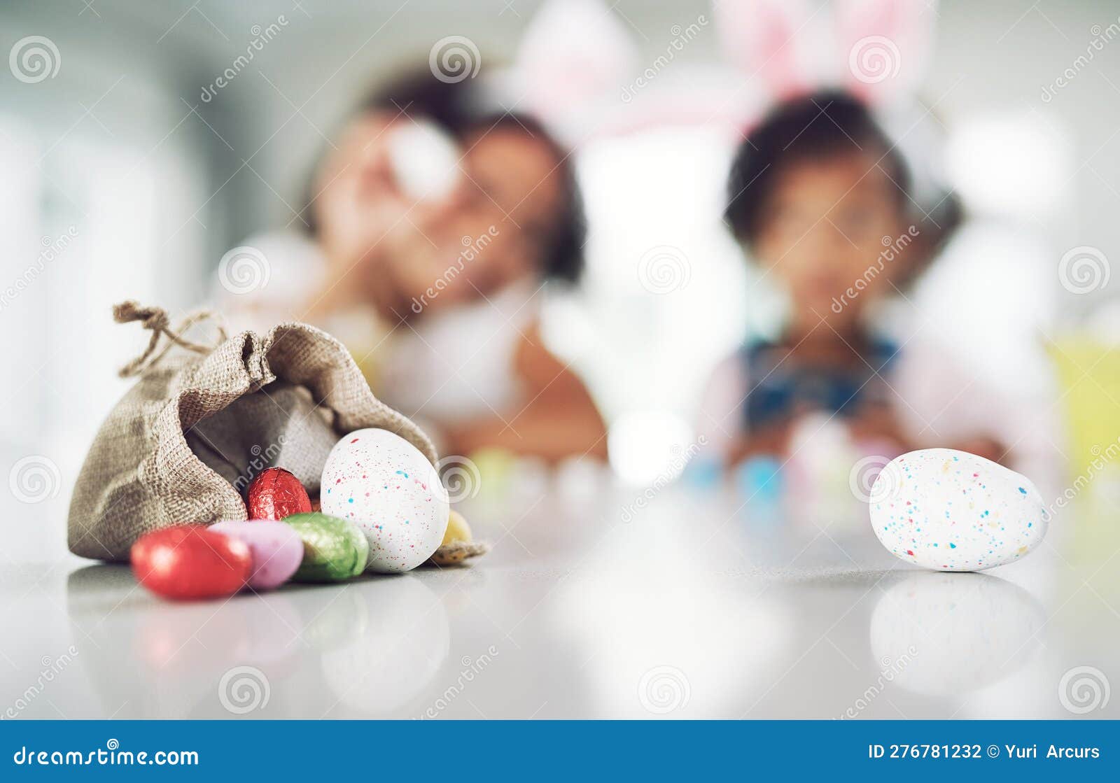 Youre a Good Egg. a Back of Easter Eggs on a Table at Home. Stock Photo ...