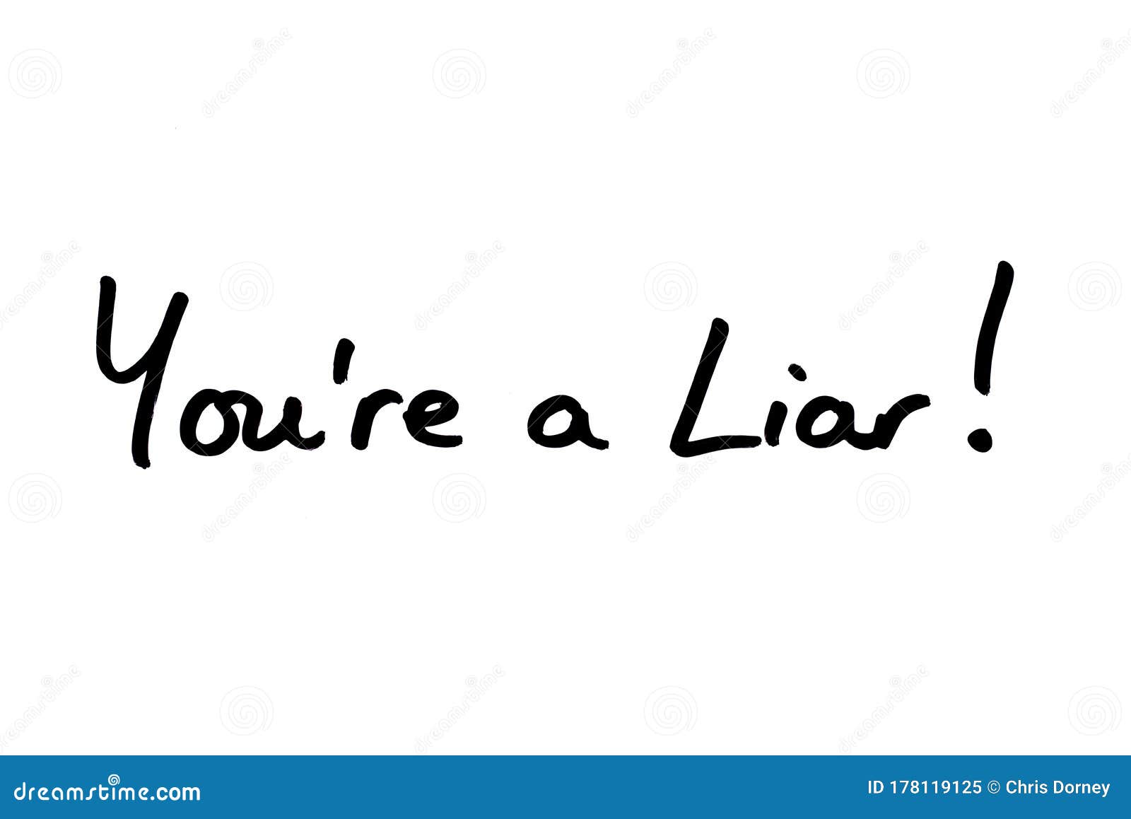 Youre Lying Stock Photography | CartoonDealer.com #178119122