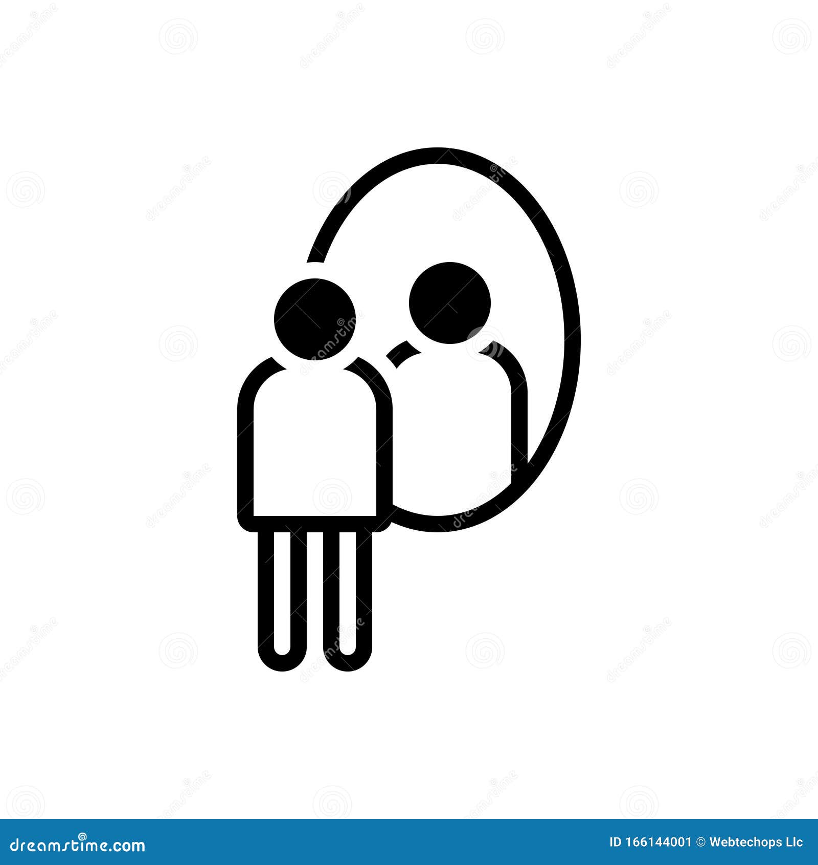 Black Solid Icon for Yourself, Self and Himself Stock Illustration ...