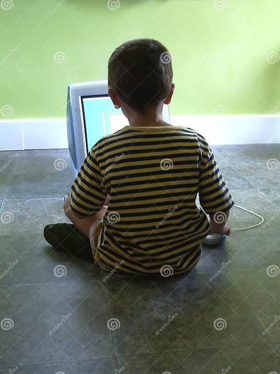 Youth on computer stock photo. Image of bright, young, learn - 40002