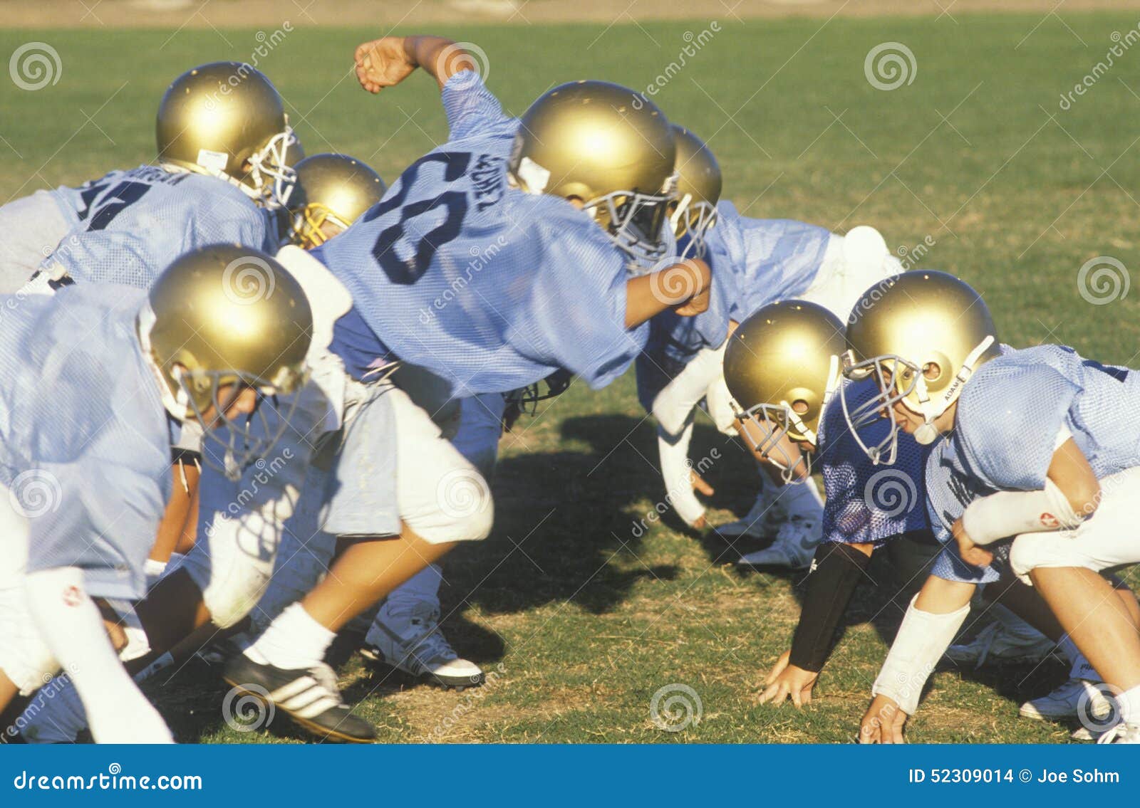 Youth football league editorial stock image. Image of tackle - 52309014