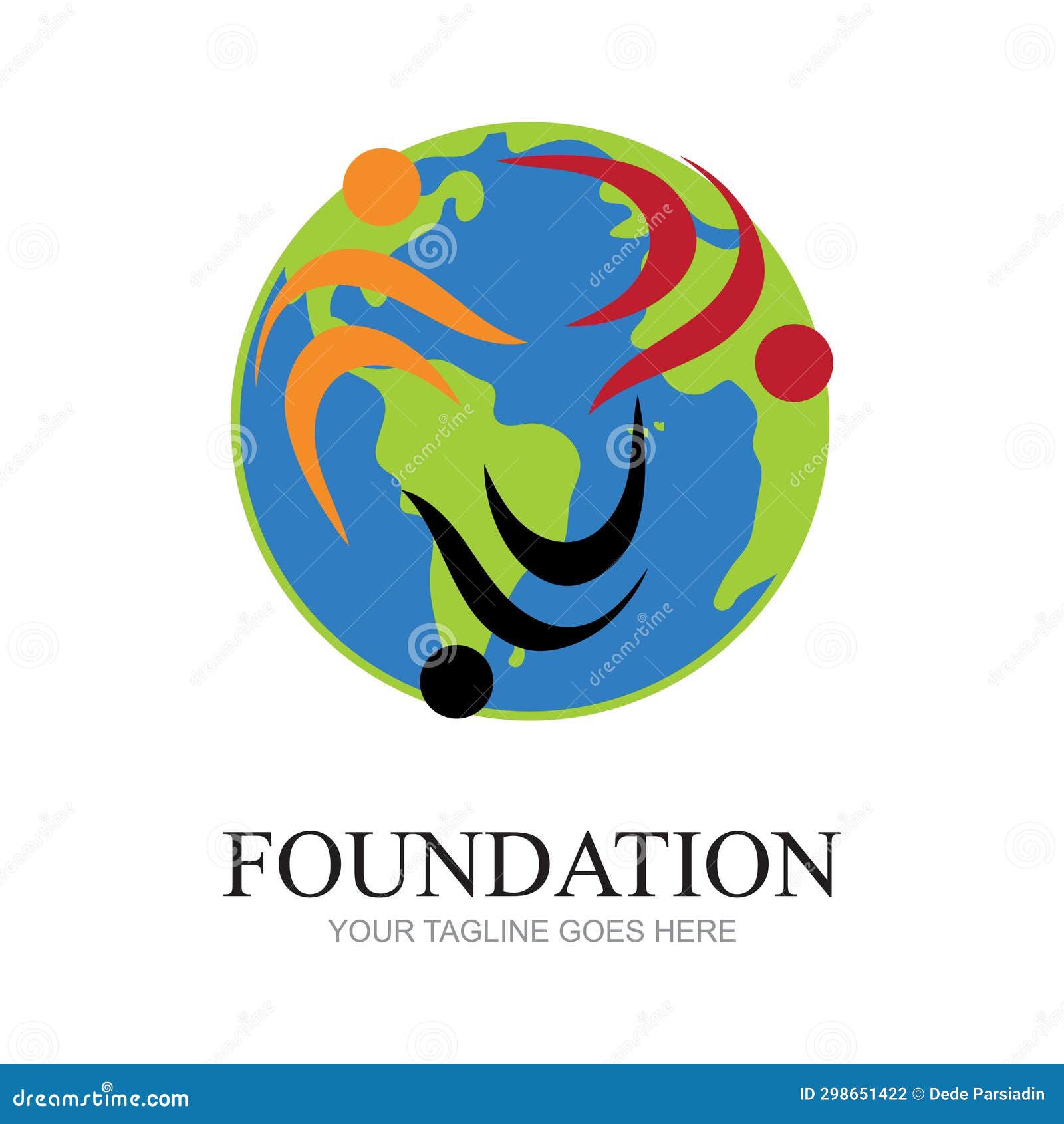 Youth Foundation Logo Creative People Education Logo Concept Stock ...