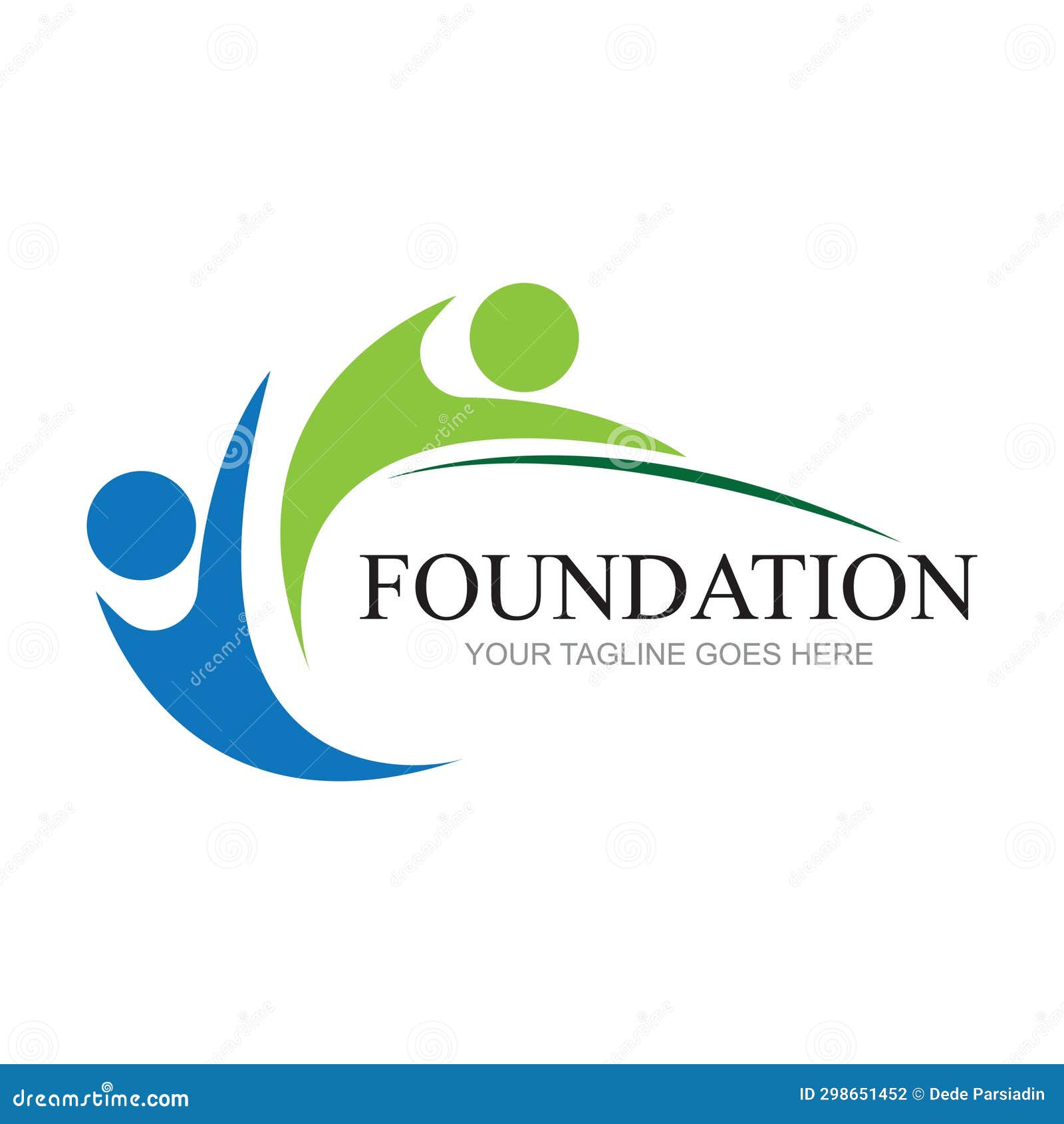 Youth Foundation Logo Creative People Education Logo Concept Stock ...