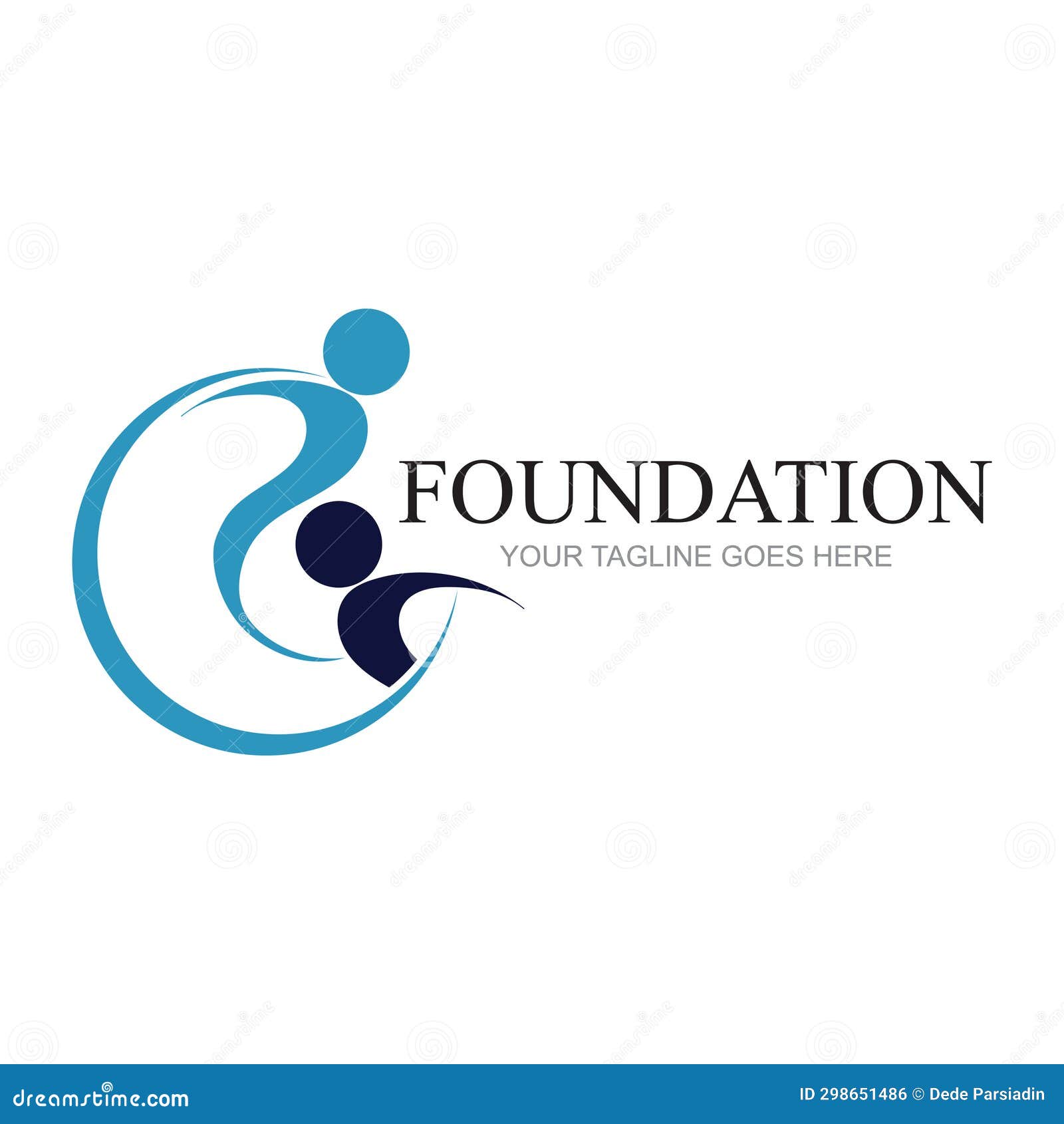 Youth Foundation Logo Creative People Education Logo Concept Stock ...
