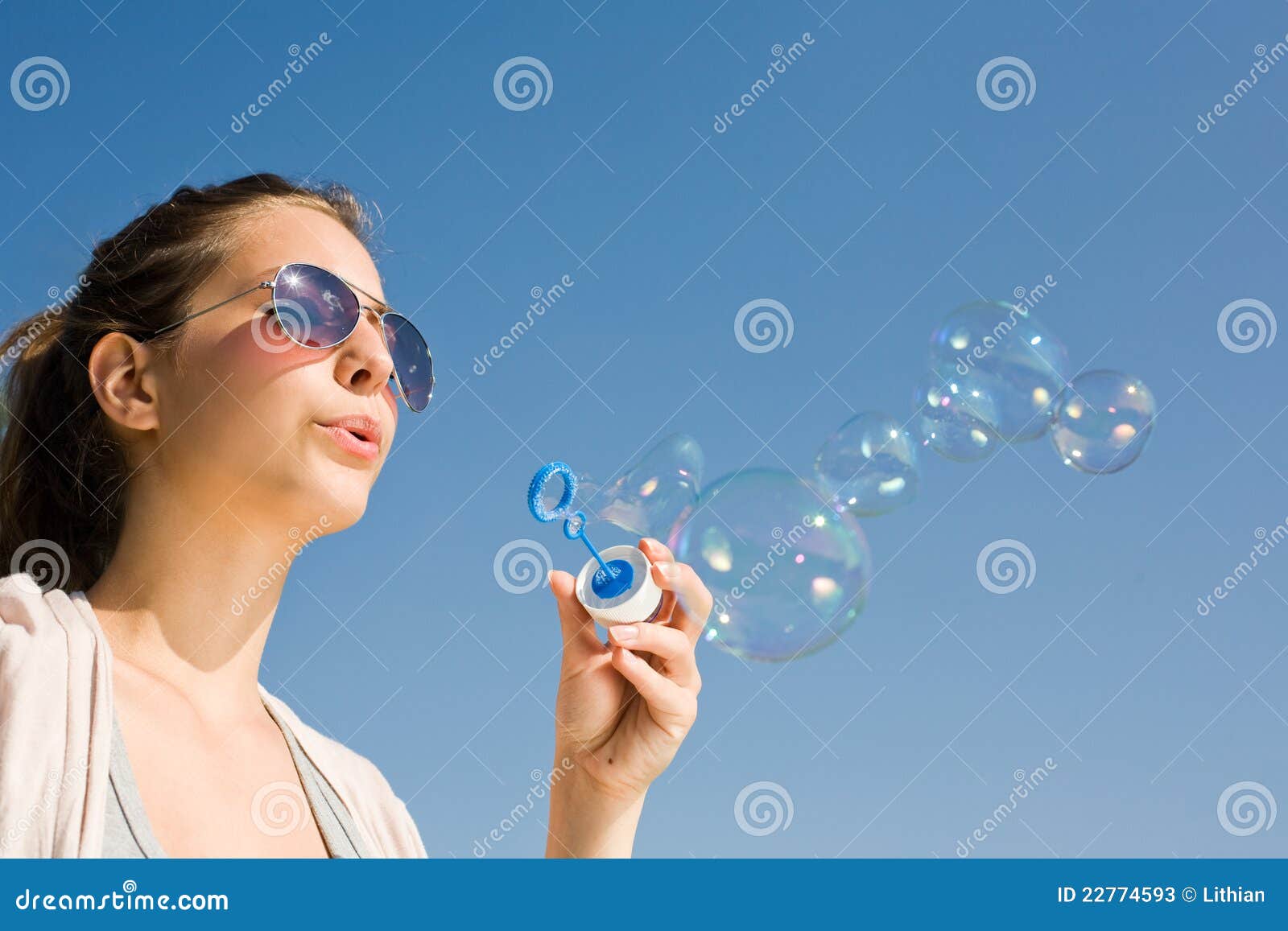 Youth, fun and freedom. stock image. Image of brunette - 22774593