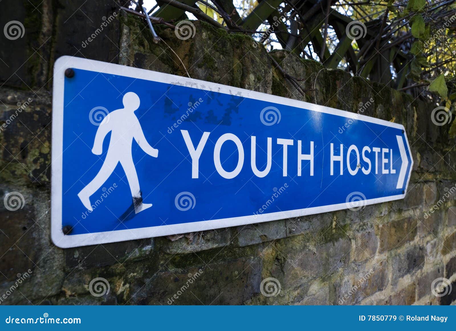 Youth Hostel Sign stock image. Image of youth, touristic - 7850779