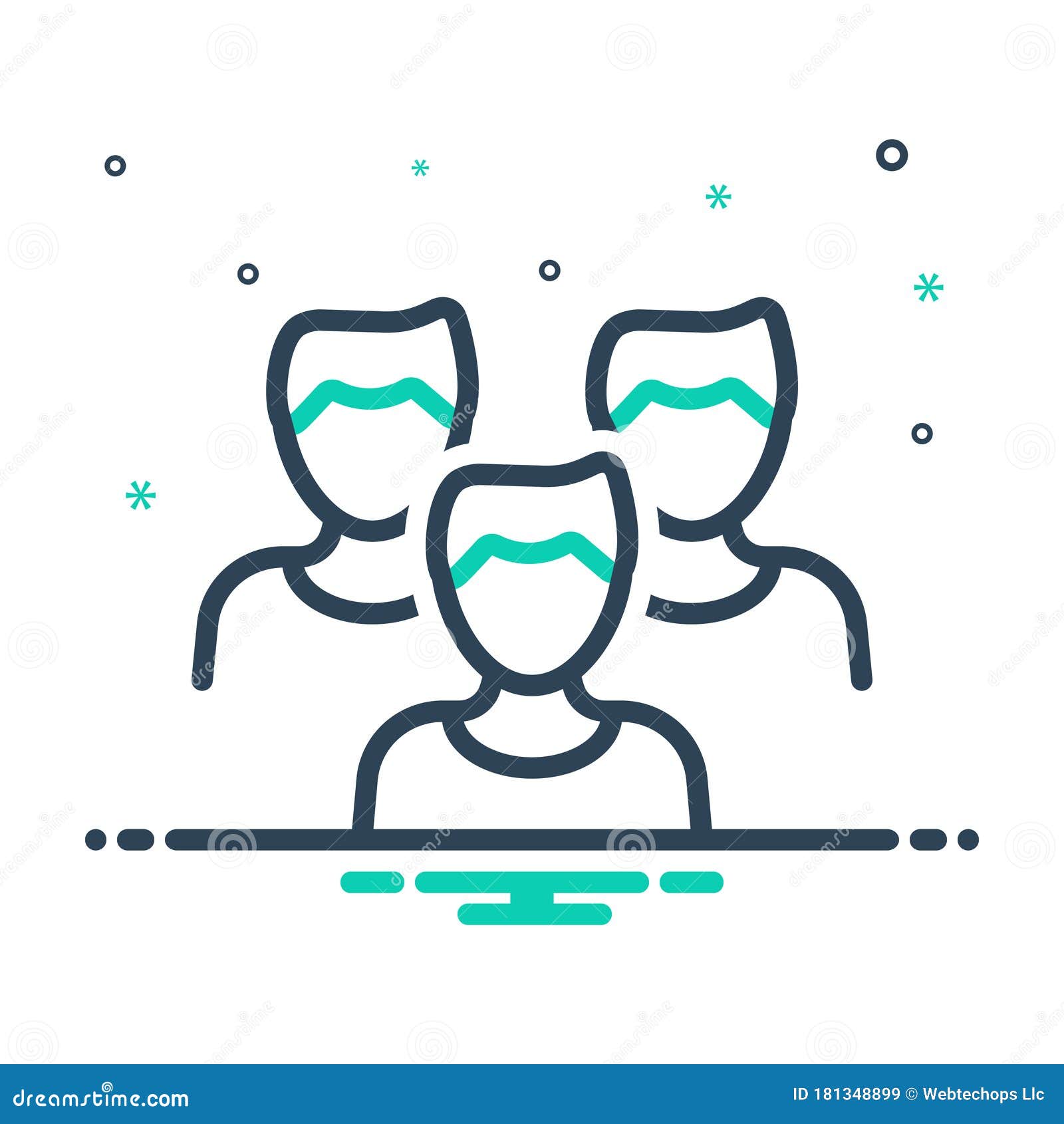 Mix Icon for Youth, Puberty and Young Stock Vector - Illustration of ...