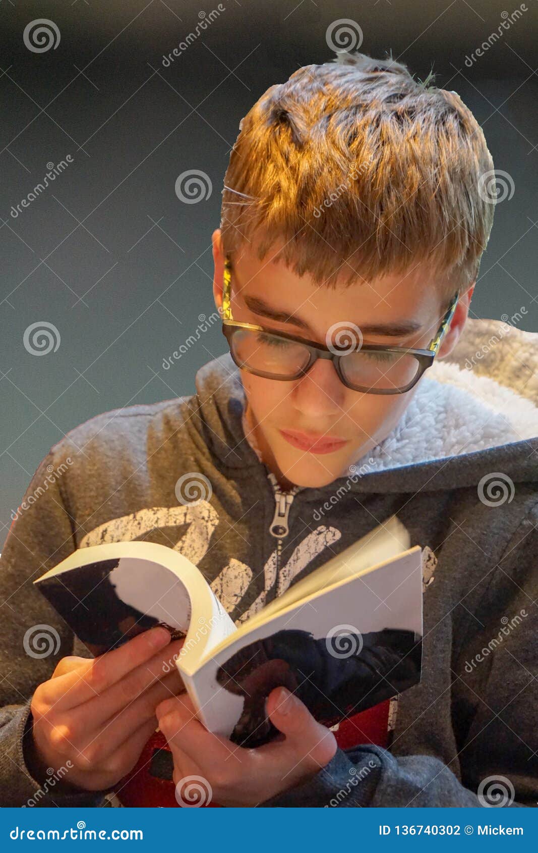 Youth Reading Book stock photo. Image of education, information - 136740302