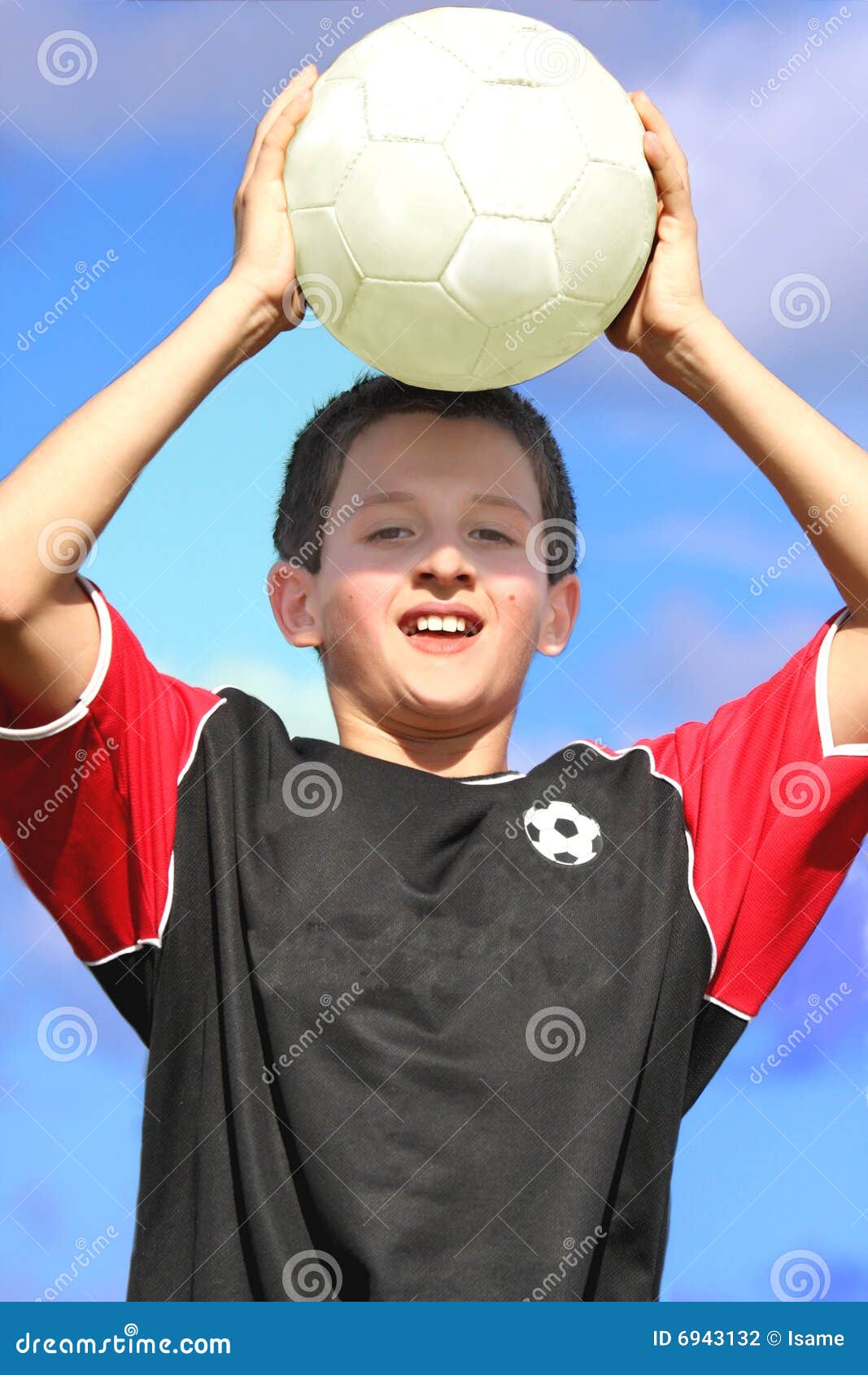 Youth soccer player stock photo. Image of athletics, league - 6943132