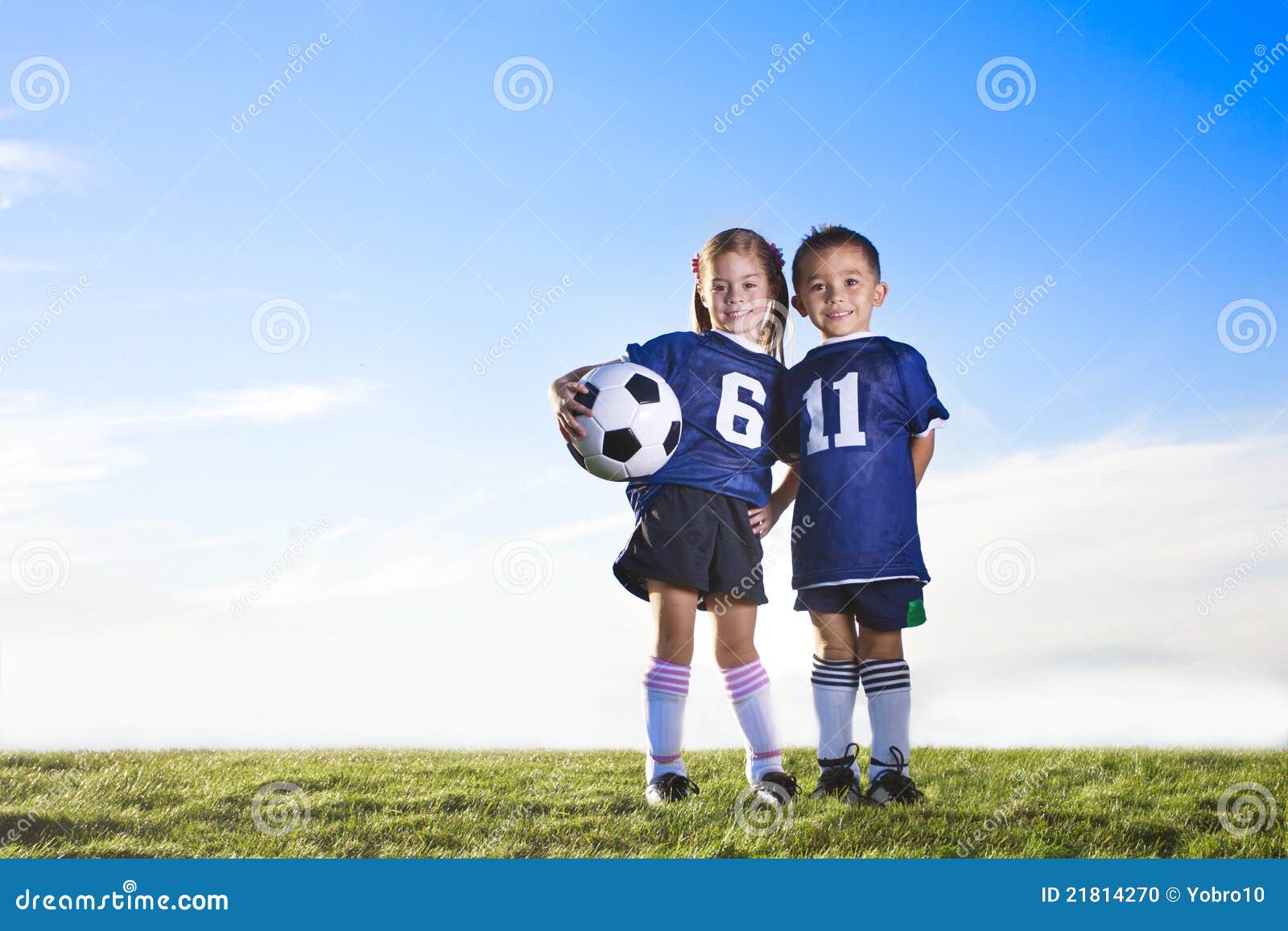 Youth Soccer Players stock photo. Image of kicker, girl - 21814270