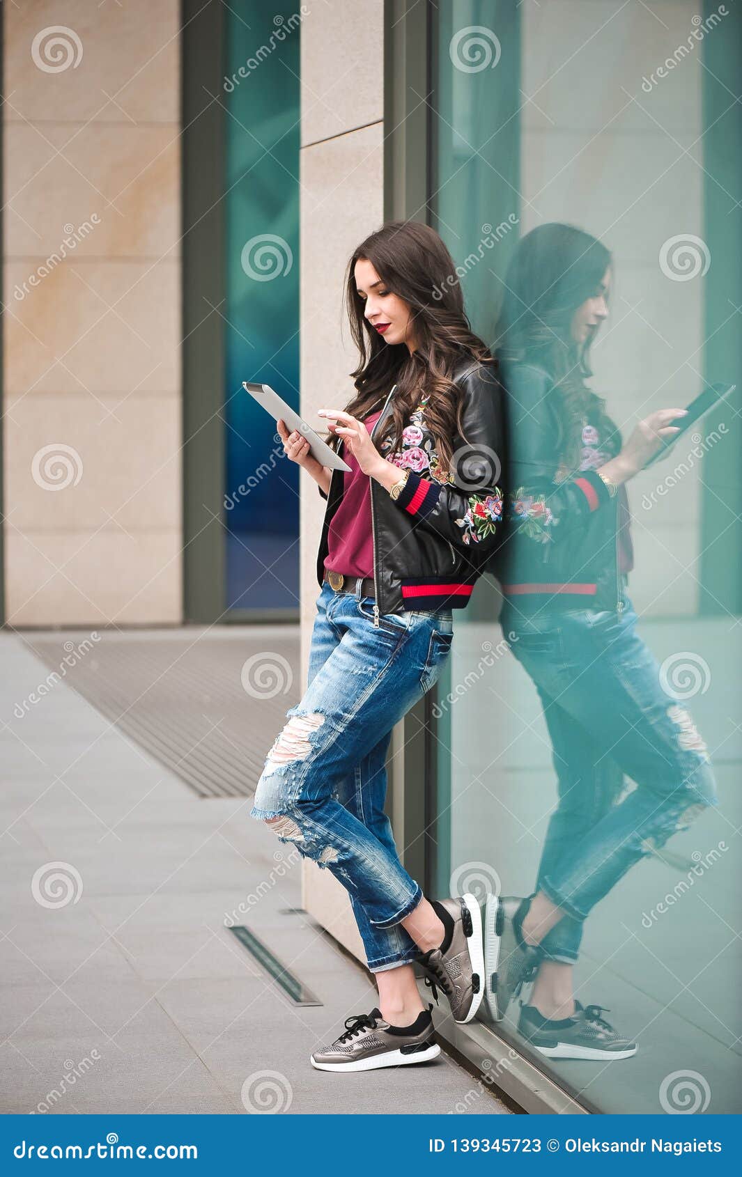 Youth and Technology. Attractive Young Woman Using Computer Stock Image ... Youth and Technology. Attractive Young Woman Using Computer Stock Image ...