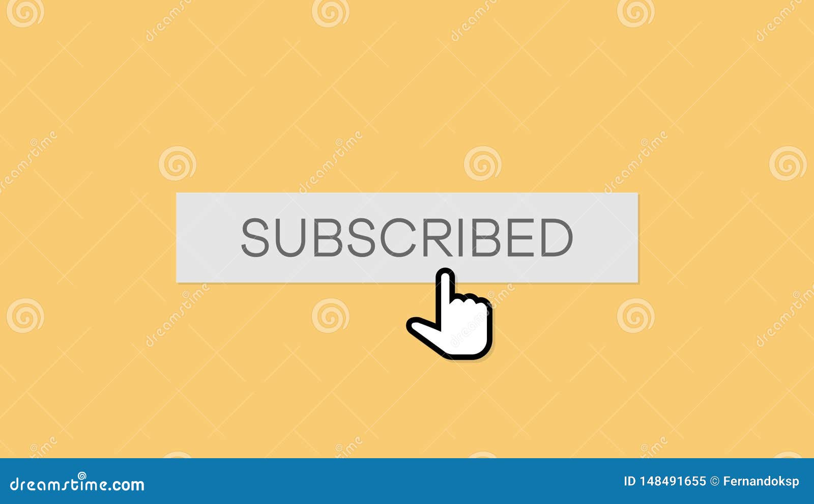 Youtube Yellow Subscribe Button