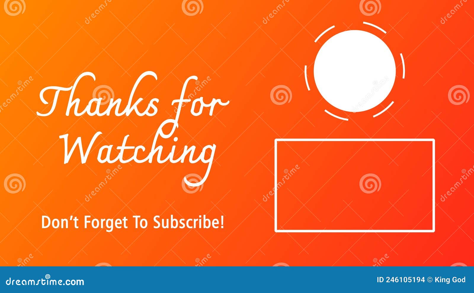 YouTube End Screen, End Screen Animation Stock Footage - Video of ...