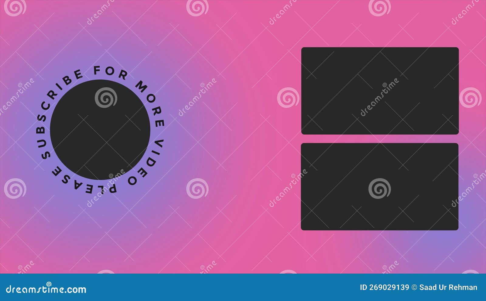 YouTube End Screen stock illustration. Illustration of essential ...