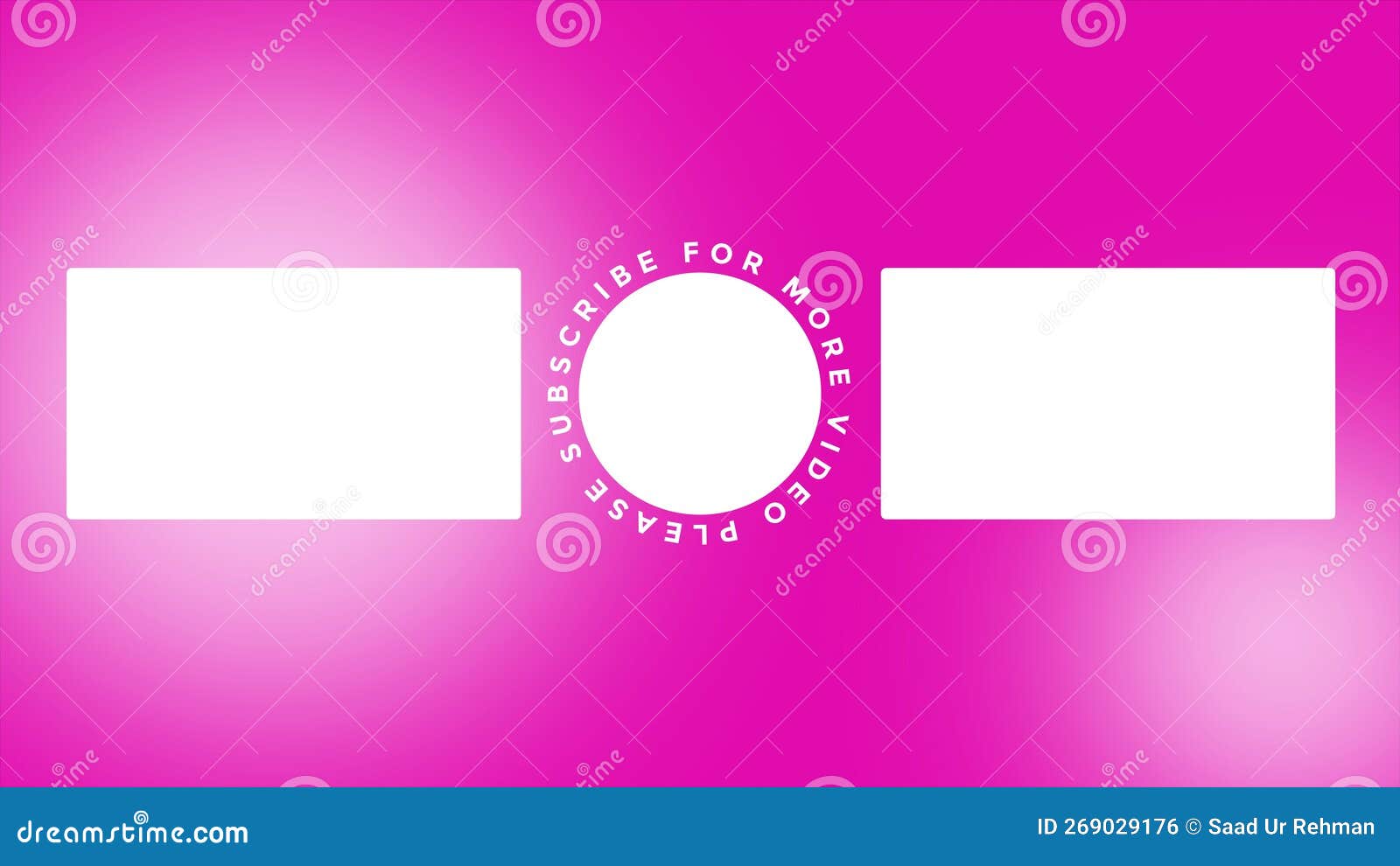 YouTube End Screen stock illustration. Illustration of final - 269029176