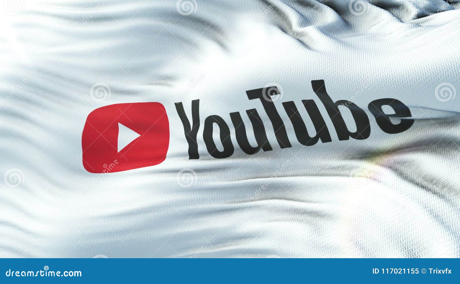 YOUTUBE Flag Waving on Sun. Seamless Loop with Highly Detailed Fabric ...