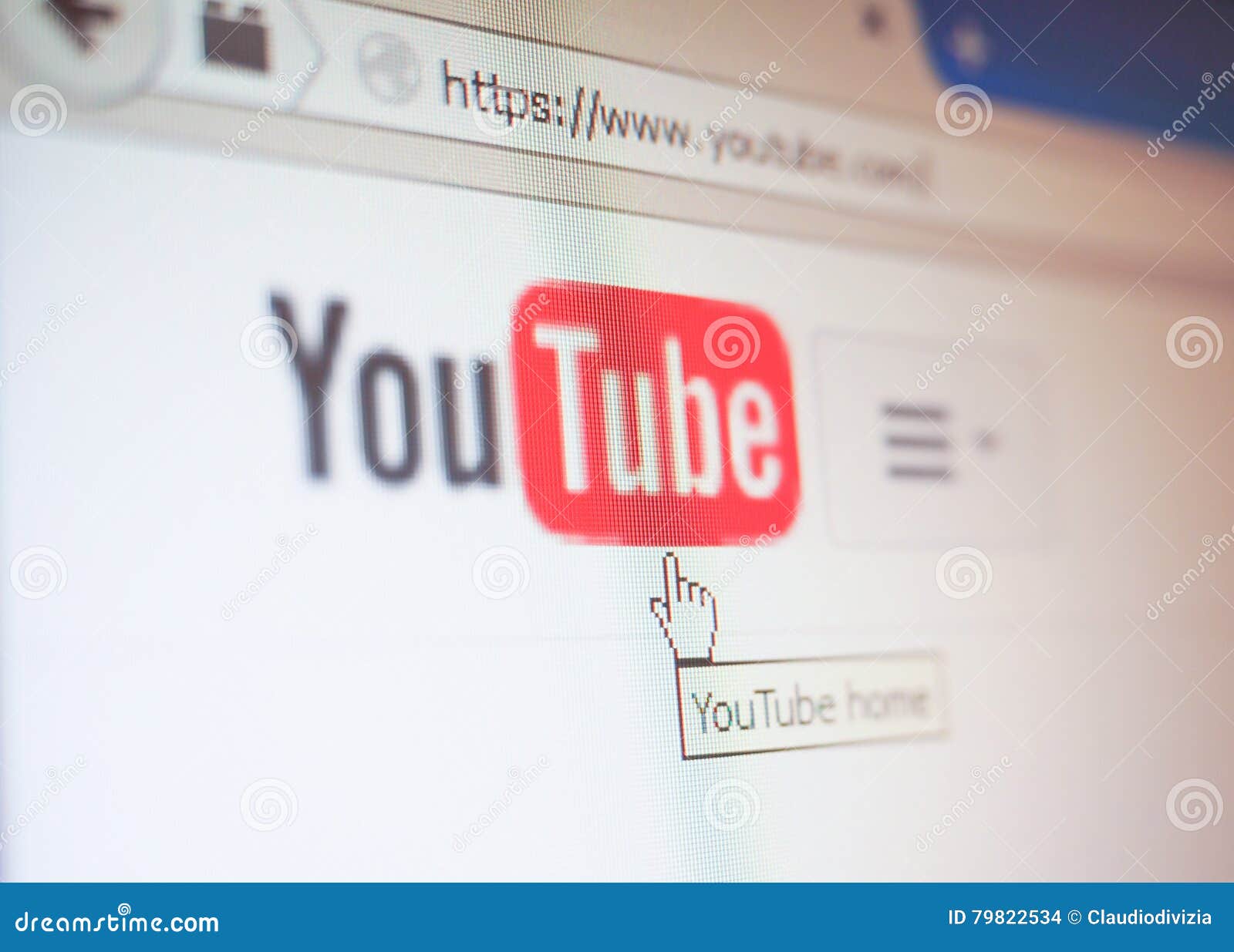 YouTube home page editorial stock image. Image of online - 79822534