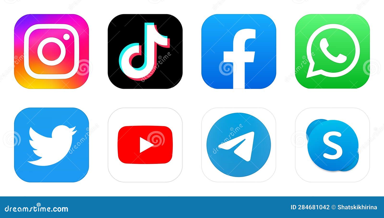 Instagram, TikTok, Facebook, Whatsapp, Twitter, YouTube, Telegram and ...