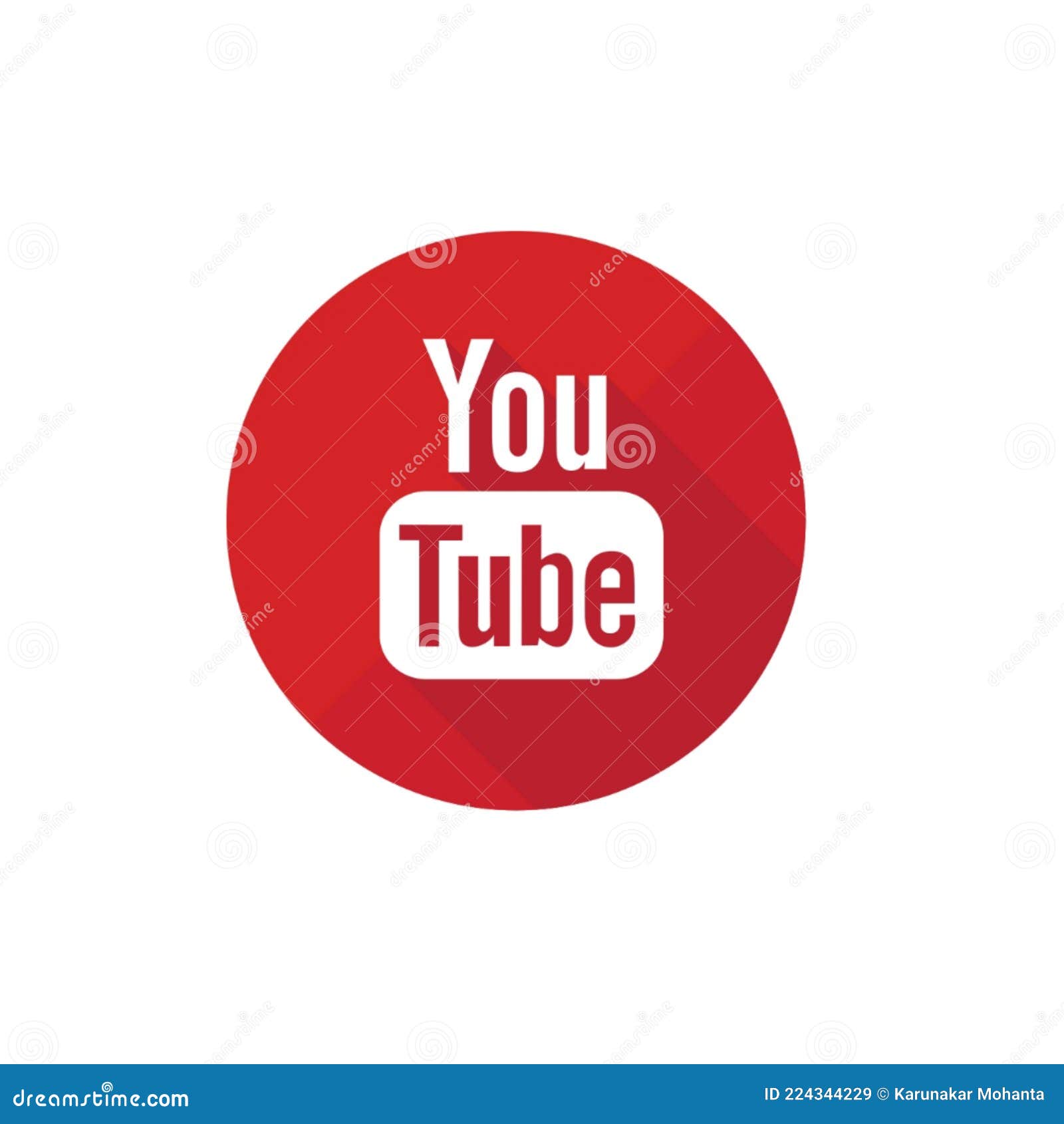 YouTube Logo Art Design Illustration Editorial Stock Image ...