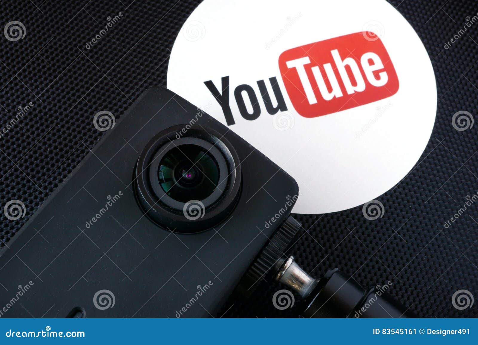 Youtube Logo on a Box and Video Camera. Editorial Photo - Image of ...