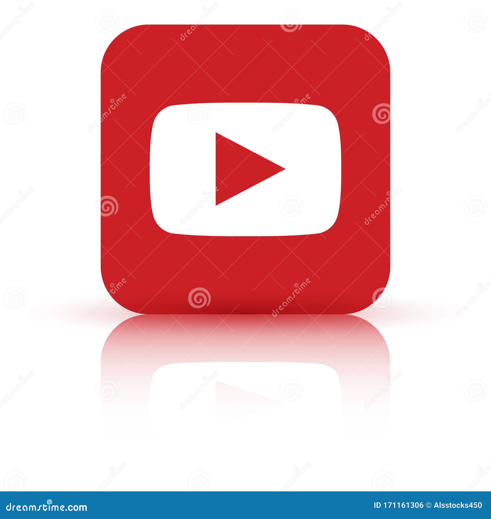 Youtube Icon Square Youtube Gradient Wired Lordicon
