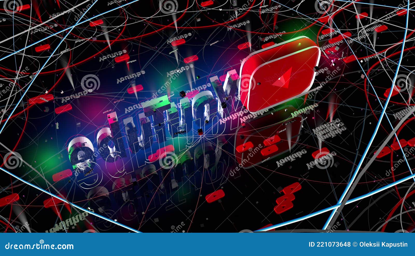 Youtube Logo 4K Future Loop Stock Footage - Video of success, future ...