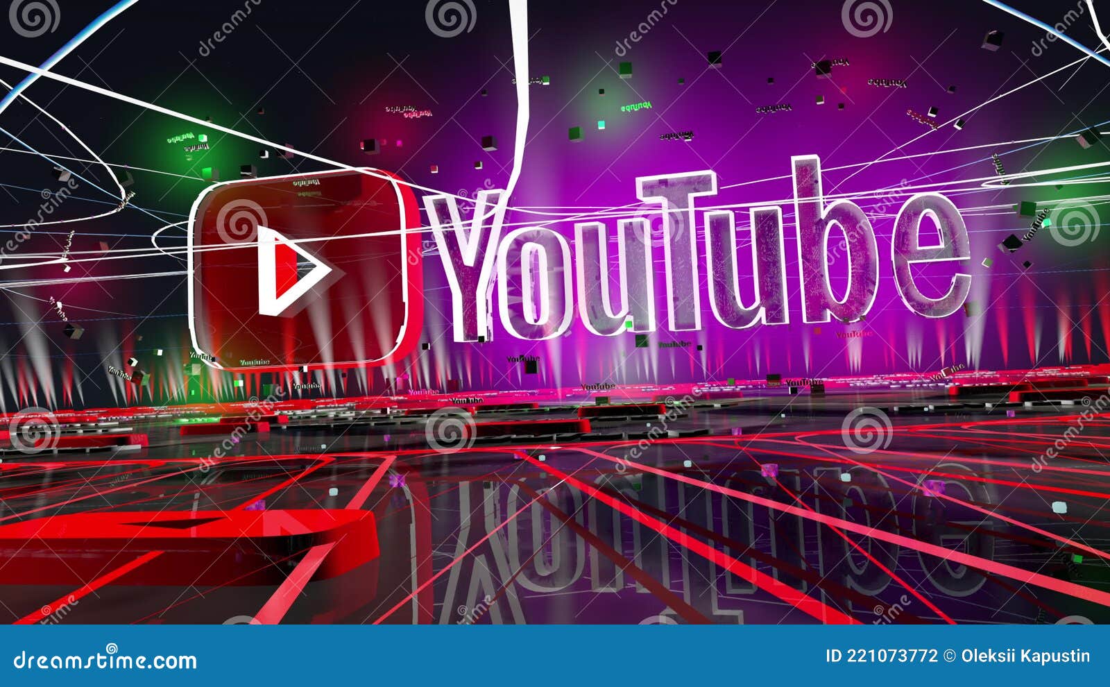 Youtube Logo Animation Youtube Animated YouTube Banner Template