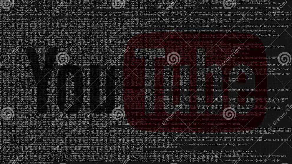YouTube Logo Made of Source Code on Computer Screen. Editorial 3D ...