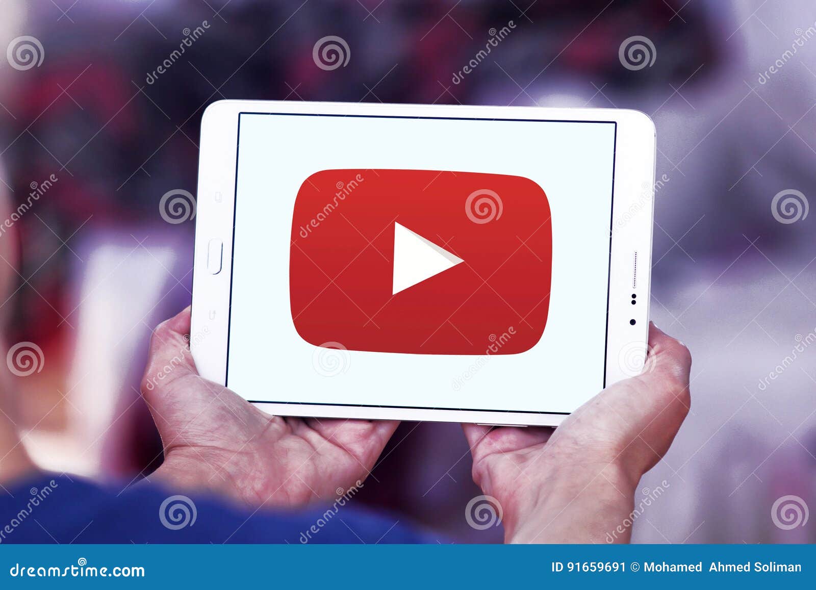Youtube logo editorial photo. Image of business, entertainment - 91659691