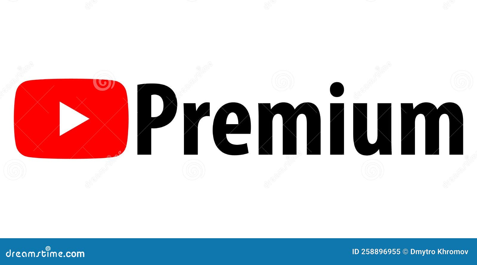 YouTube Premium Logo. YouTube Is A Video-sharing Website. Youtube ...