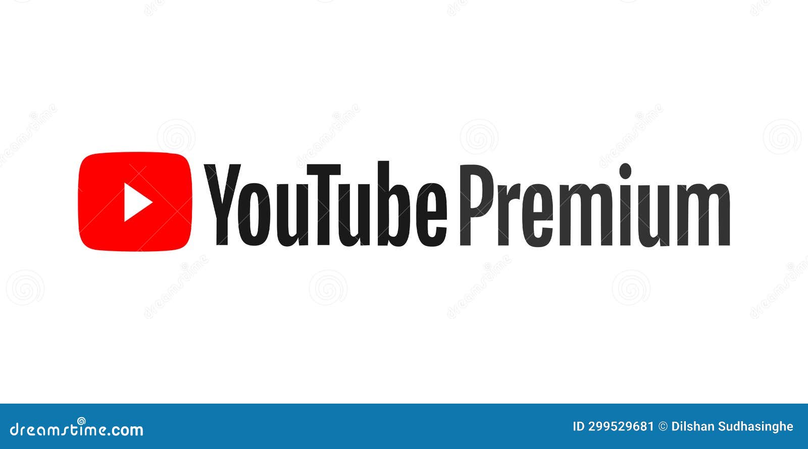 YouTube Premium Logo. YouTube Is A Video-sharing Website. Youtube ...