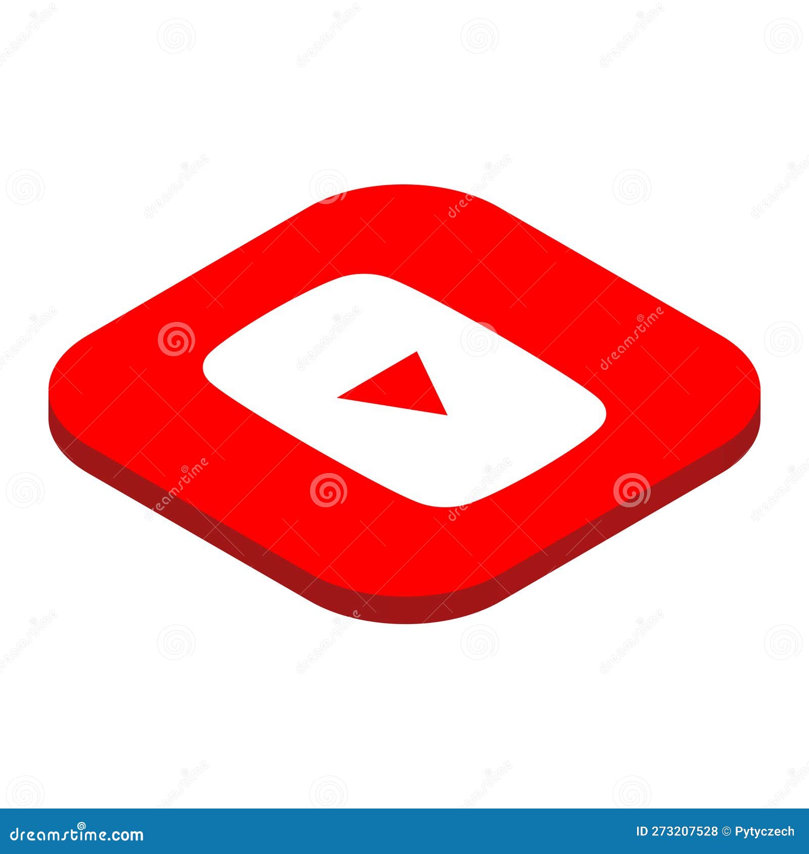 Youtube Social Media App Icon Editorial Stock Photo - Illustration of ...