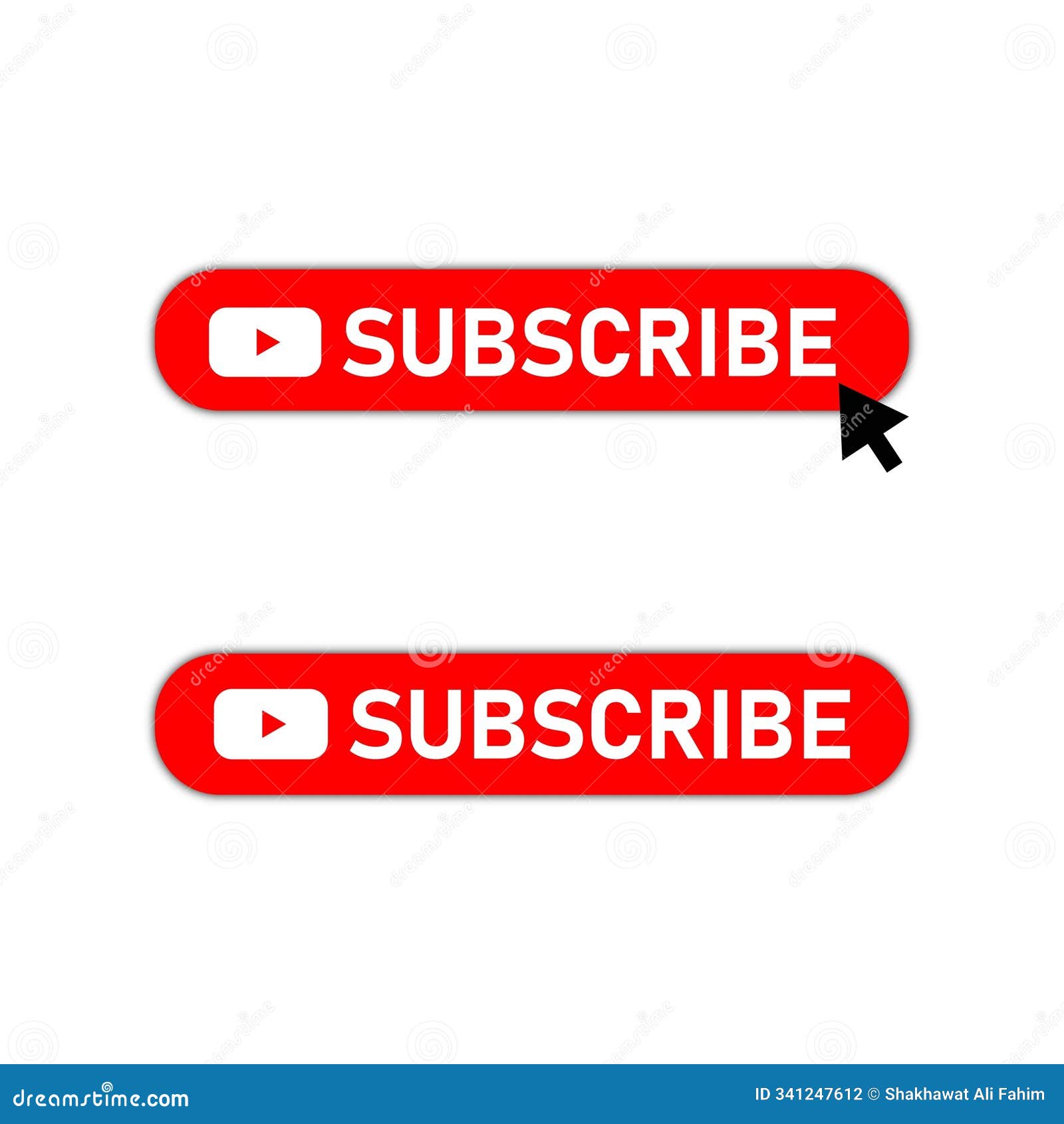 Youtube Subscribe Button.Subscribe Button on Youtube Stock Illustration ... Youtube Subscribe Button.Subscribe Button on Youtube Stock Illustration ...