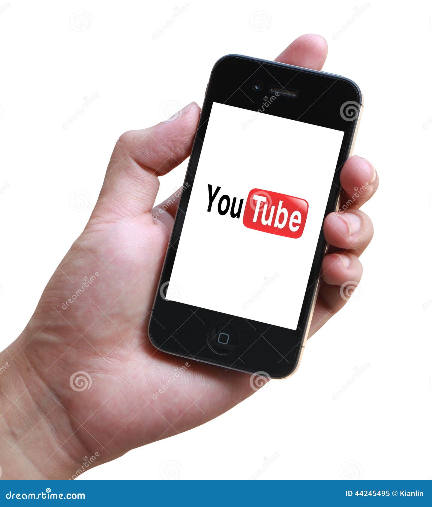 Youtube-Telefon in Der Hand Redaktionelles Bild - Bild von adresse ...